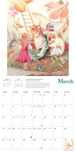 Alice in Wonderland Wall Calendar 2023 (Art Calendar)