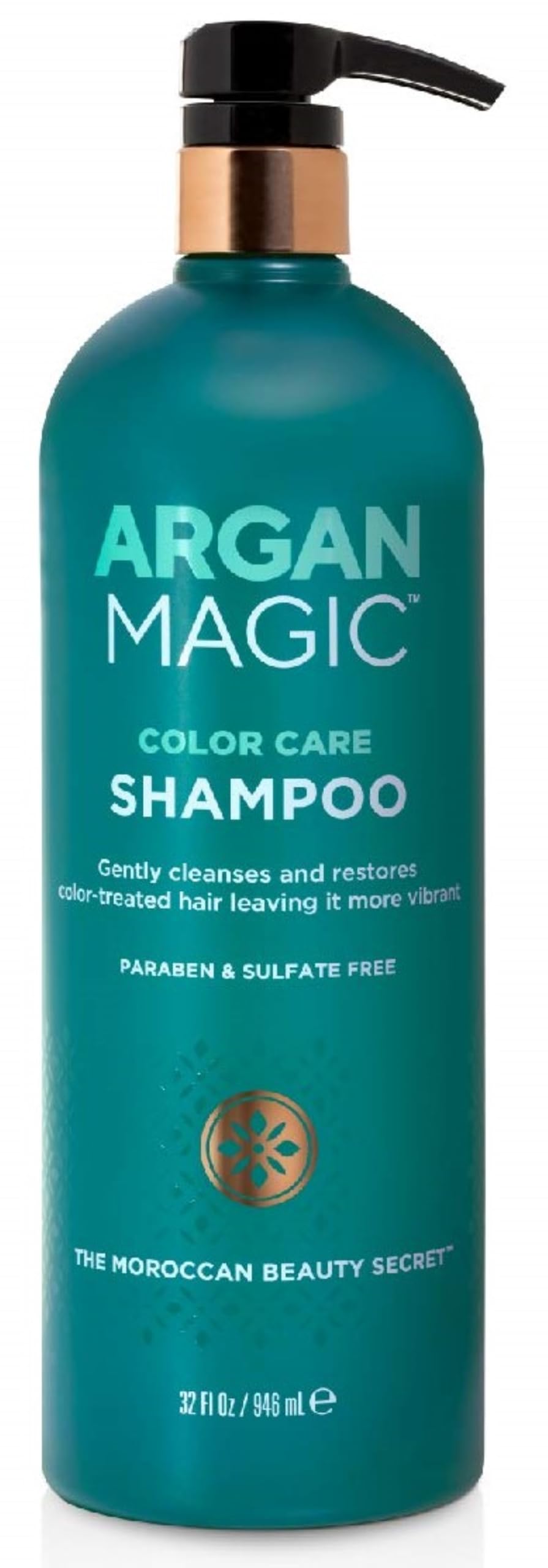 Argan Magic Color Care Shampoo – Gently Cleanses & Restores Color Treated Hair | Hydrates & Helps Color Last Longer | Infused with Keratin & Botanical Extracts | Made in USA | Paraben Free (32 oz)