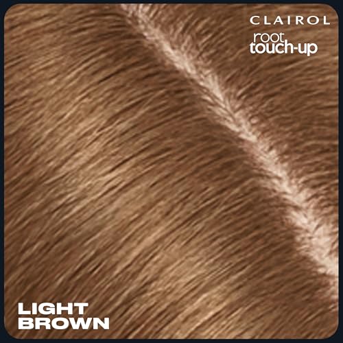 Clairol Root Touch-Up Semi-Permanent Hair Color Blending Gel, 6 Light Brown, Pack of 1