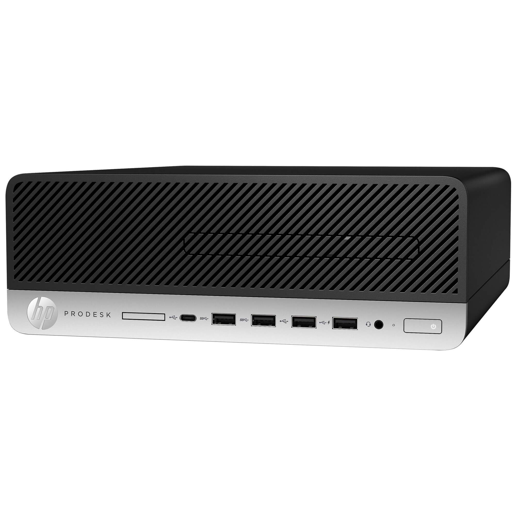 HP 600G3 Desktop Computer, Intel Core i5 Quad Core, 16GB RAM, 512GB Solid State Drive, DVD, Wi-Fi, Windows 10 Professional, New 24 Inch Monitor (Renewed)