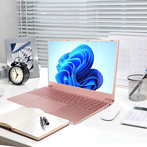 15.6in Laptop, Long Battery Life, 16GB RAM 256G ROM N5095 Processor HD Laptop, with Fingerprint Numeric Keypad for Windows 10 Backlit Keyboard, Thin Bezel, Num Pad, Detachable Webcam(16+256G)