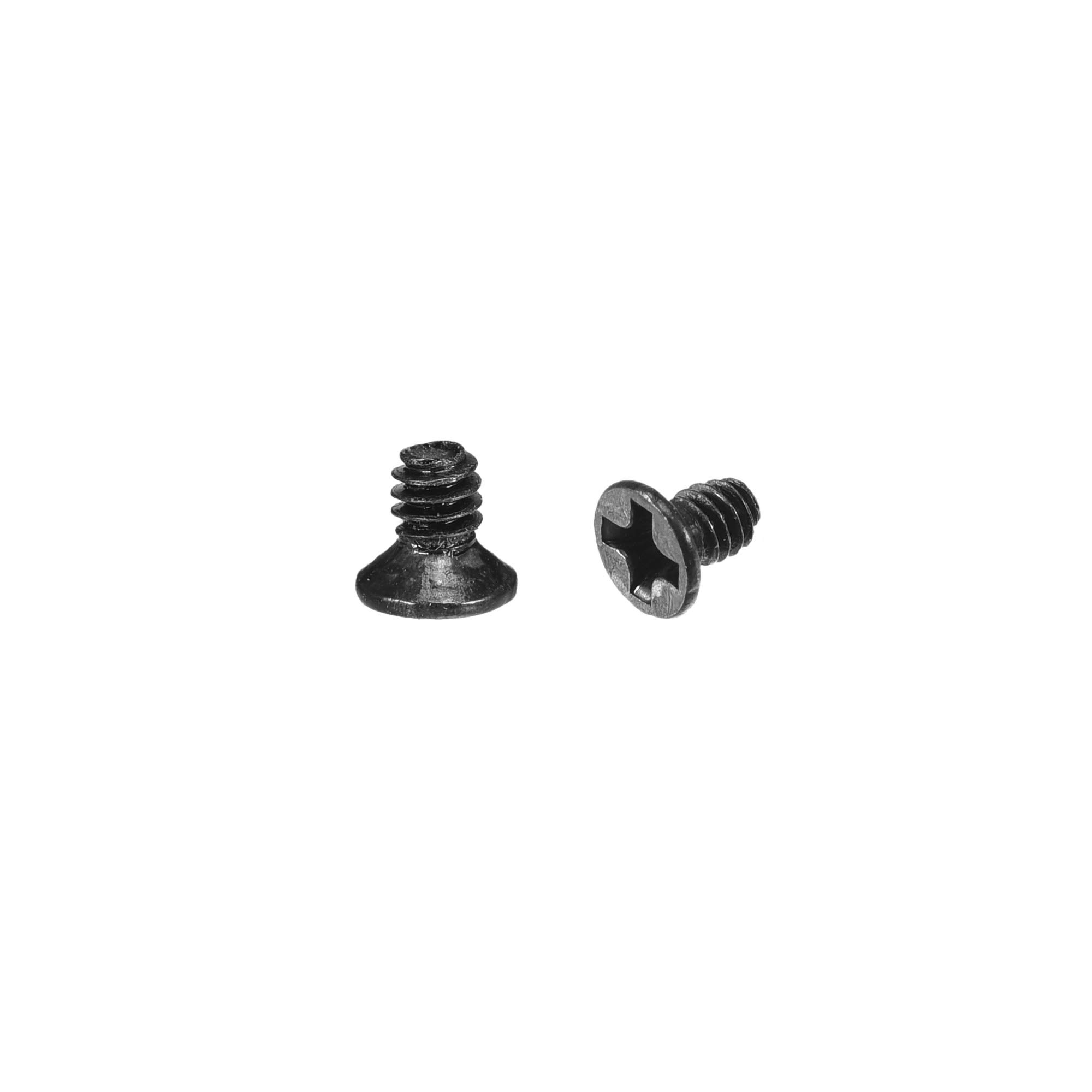 uxcell M2 x 3mm Phillips Screws Fastener Black for Laptop PC TV Fan Switch 500pcs