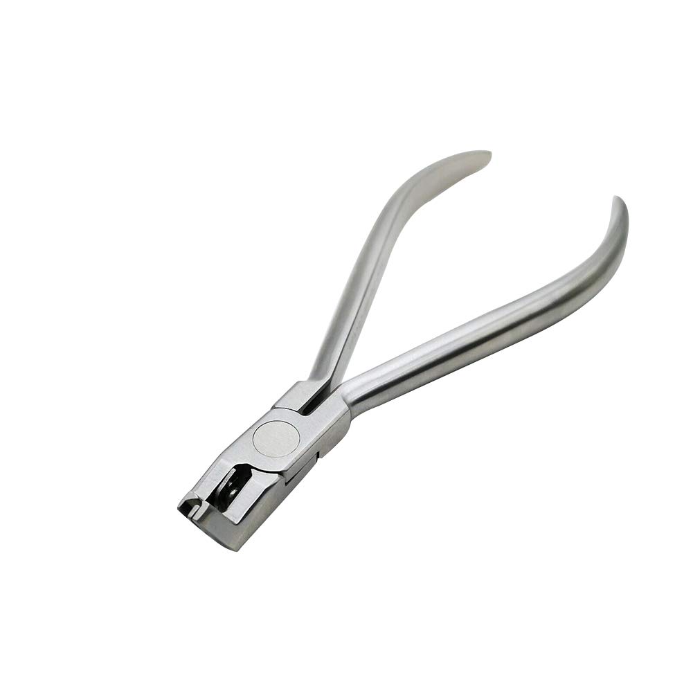 Dental Orthodontic Distal Cutter Plier,Orthodontic Flush Cutter, Distal End Cutter With Safety Holder,Cut Wire Up To A Maximum Of .021" x .025" (.53 mm x .64 mm) Standard Head Long Handle