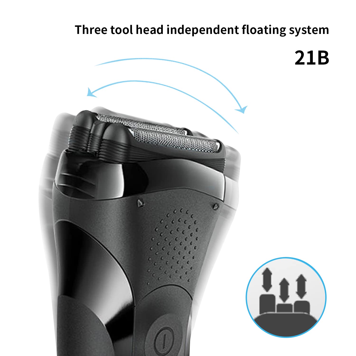 21B for Braun Series 3 Replacement Head — Compatible with 3 Series Models 3000s, 3010s, 3040s, 3050cc etc(2 Packs)