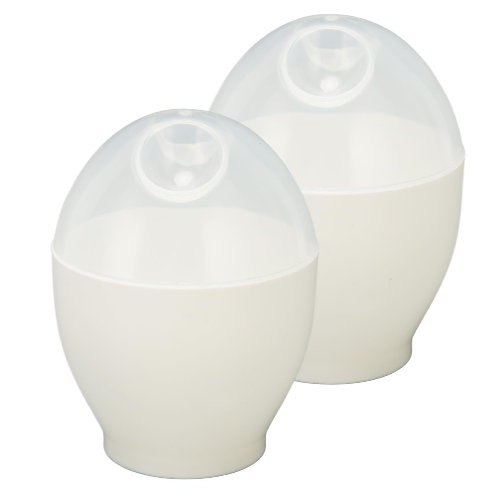 2PCS Microwave Egg Cooker, Non Stick Safety Material, 1 Minute Microwave Poached Egg Maker Kitchen Cooking Tools