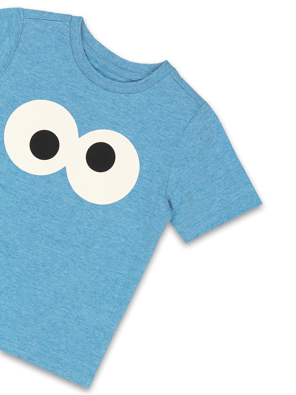 Isaac Mizrahi Loves Sesame Street Cookie Monster Toddler Baby Short Sleeve Tee (3T, Blue)