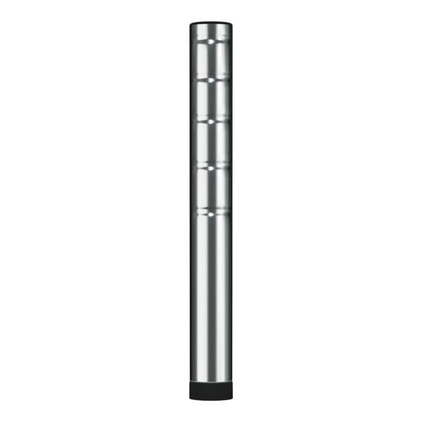 8" Chrome Wire Shelf Posts Pack of 4 Posts | Heavy Duty | Utility Shelving Units - Commercial Wire Shelf Shelving Posts Adjustable shelving Restaurant Organization Shelving Unit for Commercial Use