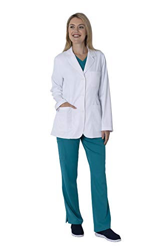 Healing Hands White Lab Coat 5 Pocket 5160 Flo Full Sleeve Women's Consult Lab Coat The White Coat Minimalist Collection White XS