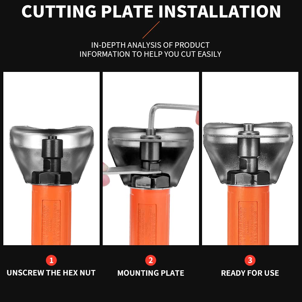 Air Cut Off Tool with 5Pcs 3-inch Die Grinder Cut-Off Wheels, Pneumatic Metal Sheet Cutting Tool, Heavy Duty Air Cutter Cut off Tool