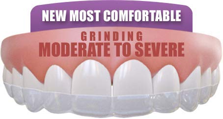 Impact Nightguards Self-Equilibrating Grind Guard for Moderate to Severe Teeth Grinding -Direct From Dental Lab (3MM LOWER BLUE)