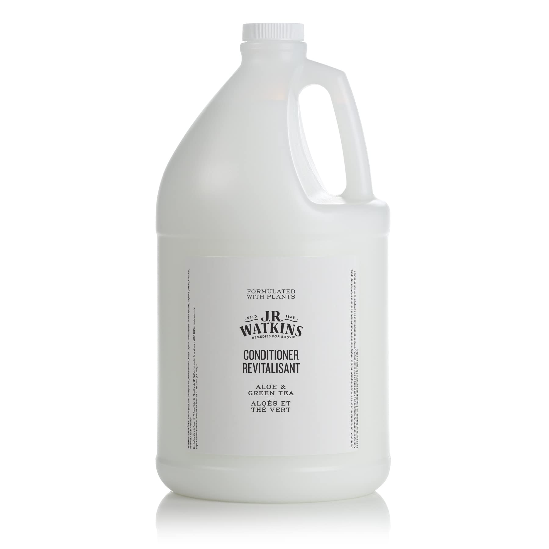 J.R Watkins Shampoo & Conditioner Set Aloe Green Tea - 1 Gallon Each found at Holiday Inn Express
