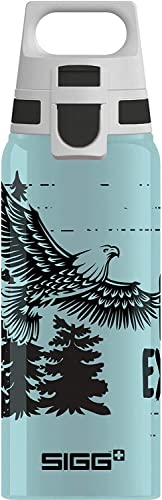 SIGG - Kids Water Bottle - WMB ONE Eagle - Leakproof - Lightweight - BPA Free - Sports & Bike - 20 Oz