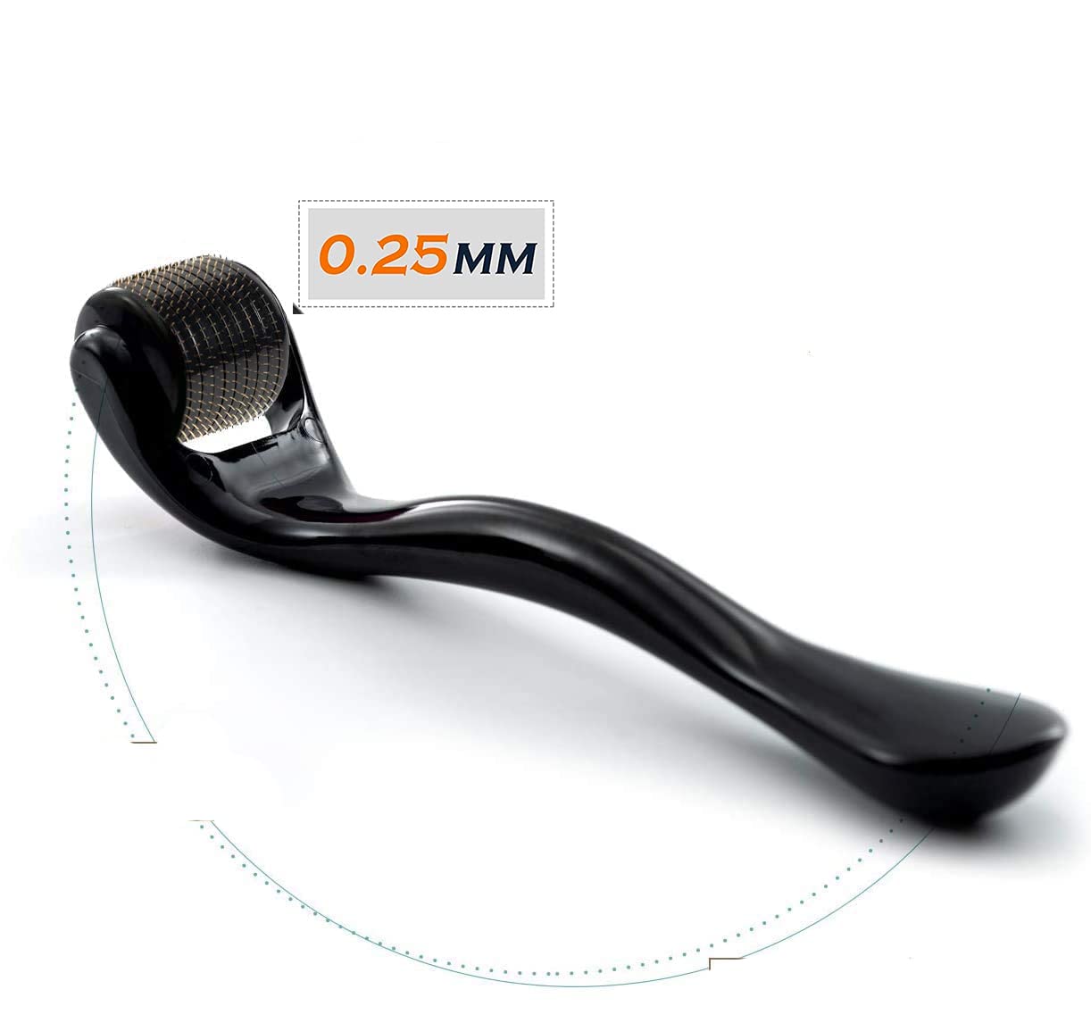 Derma Roller Kit for Face - 0.25mm Titanium Microneedle Roller
