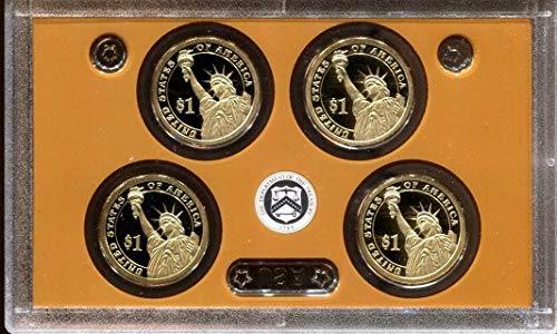 2011 S Presidential Dollars Proof Set - 4 coins - Quarter US Mint GEM Proof No Box or COA