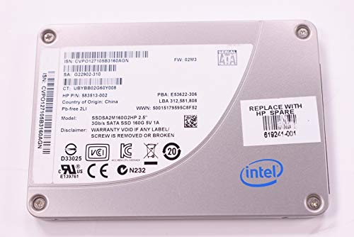 FMB-I Compatible with SSDSC2BB160G4T Replacement for Intel 160GB 2.5 quot; MLC Sata 6GBPS SSD