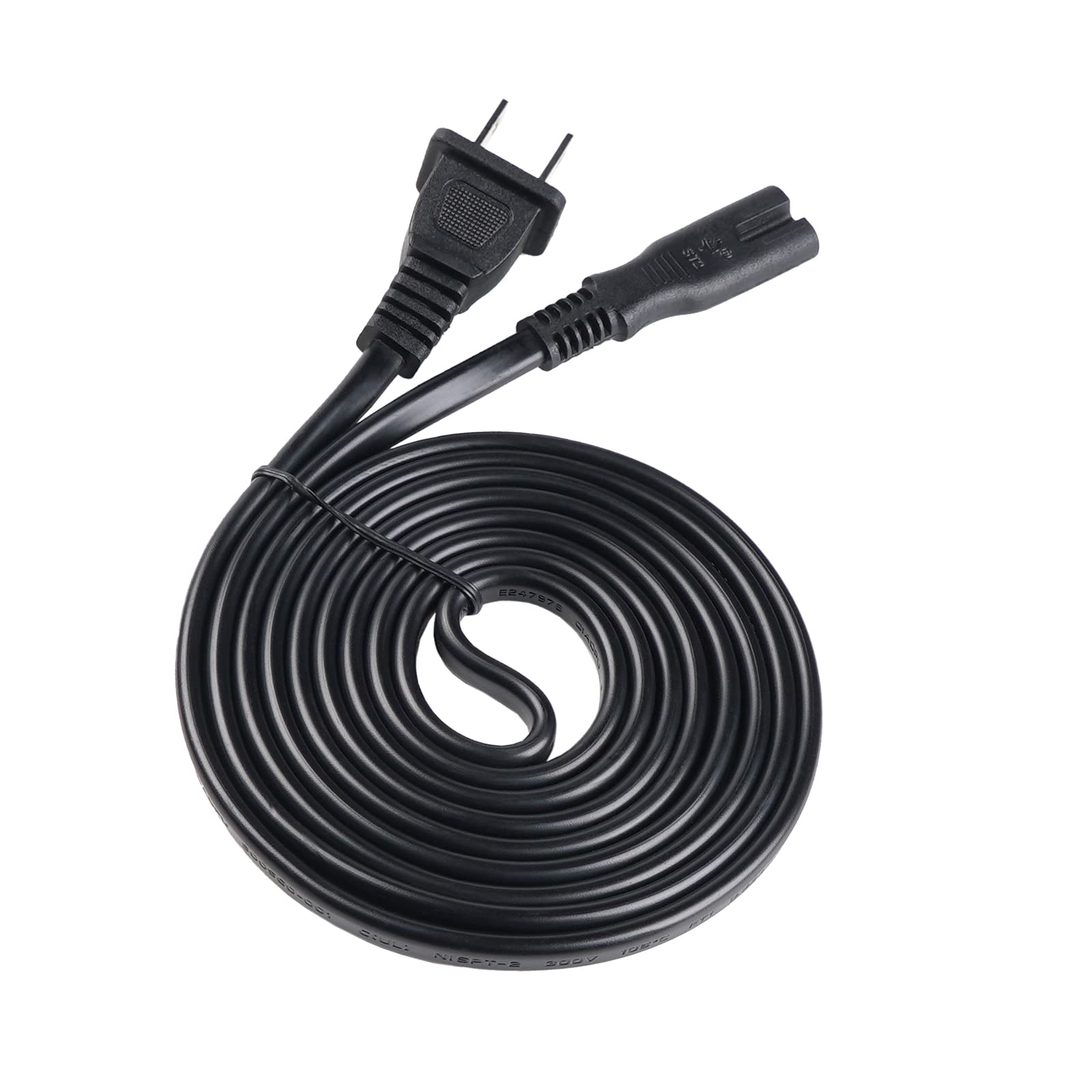 AC Power Cord for Sony PS5 / PS4 / PS4 Slim / PS3 Slim Console, 6Ft Power Cable Replacement