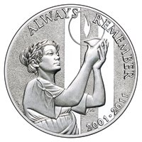 2011 W September 11 National Medal Proof US Mint