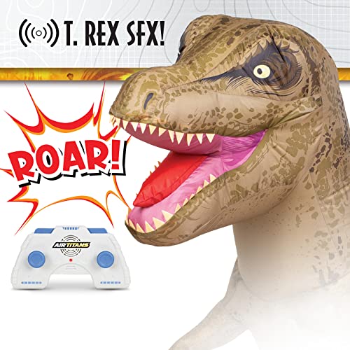 AIRTITANS Jurassic World Inflatable T Rex RC β Massive Attack Air Titans Dinosaur - Over 6 Feet Long - Turns & Spins - Stomps & Roars!