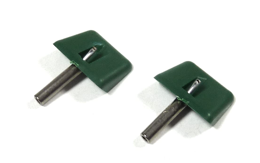 2/Pk Pfanstiehl Jukebox Needles Compatible Replacement for Seeburg Showcase Pickering D34507 345-03D Red Head