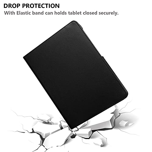 Case for Samsung Galaxy Tab S5e 10.5 inch 2019 (SM-T720 T725 T727) - 360 Degree Rotating Stand Case Full Protective Smart Cover,Bonus Stylus Pen,Screen Film (Black)