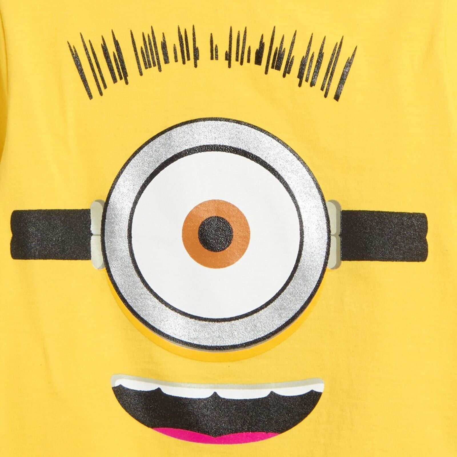 Despicable Me Minions Infant Baby Boys Graphic T-Shirt and Shorts Outfit Set Yellow-Black 18 Months