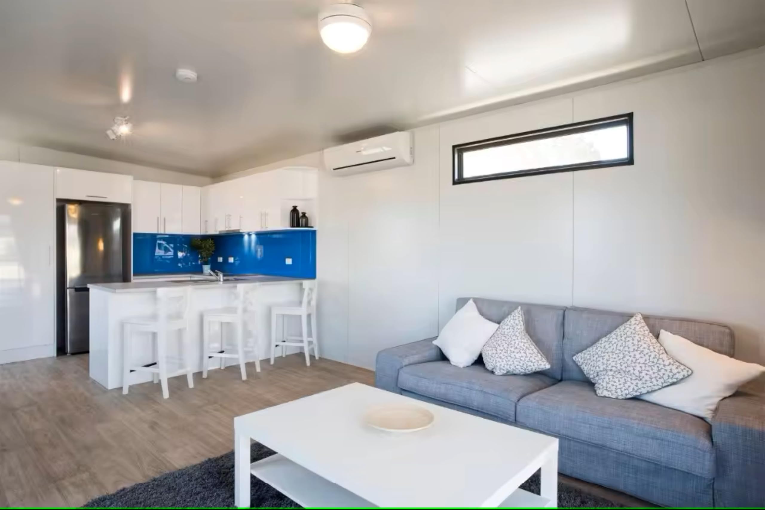 20 Ft Tiny Movable Prefab House to Live in 1 Bathroom, 1 Bedroom & 1 Kitchen- for Small Family. Bachelor Nest