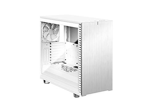 Fractal Design Define 7 White Brushed Aluminum/Steel E-ATX Silent Modular Tempered Glass Window Mid Tower Computer Case