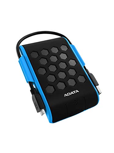 ADATA HD720 2TB USB 3.0 Waterproof/Dustproof/Shock-Resistant External Hard Drive, Blue (AHD720-2TU3-CBL)