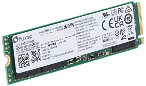Plextor PX-1TM10PGN with Kioxia NAND Gen4 Compatible, Internal SSD, M.2, NVMe Model, 1TB
