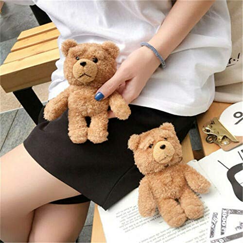 for Airpods Case, Bear Plush Doll Cute 3D Cartoon Airpods 1&2 Gen Cover Hooks Button Rechargeable Earphone Headphone case, Shockproof, Anti-Fall and Dustproof Protective (Bear)