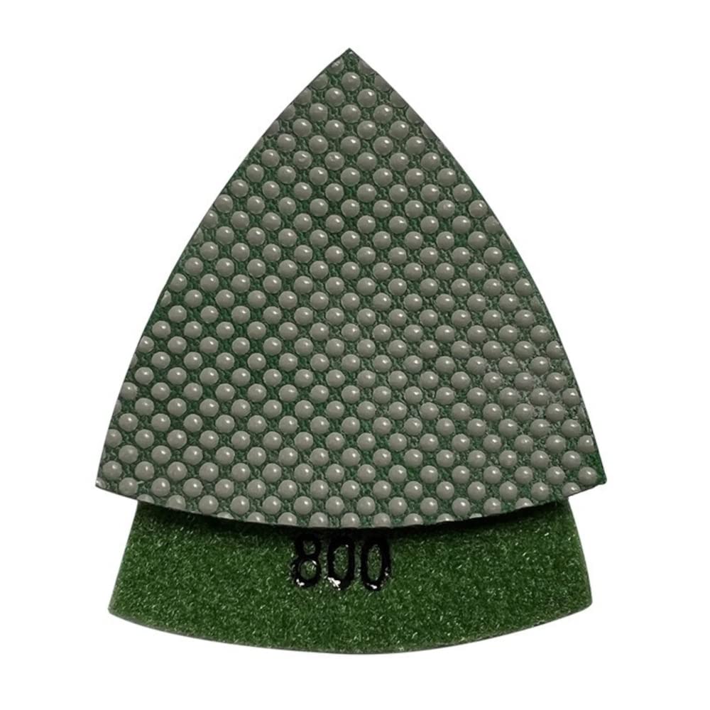 3" Triangular Diamond Grinding/Polishing Pads for Oscillating Tools, 30, 60, 120, 200, 400, 800, 1500, 3000 Grit
