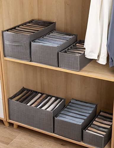 9 grid, Drawer Organizers for Clothing, Clothes Organizer, Wardrobe Clothes Organizer, Clothes Organizer for Folded Clothes, Wardrobe Organizer for Jeans Pants Sweaters T-shirts Underwear