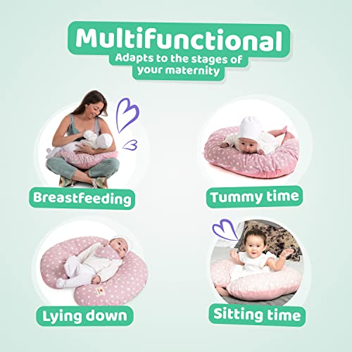 Amamantas Nursing Pillow and Positioner for All Stages of The Babies. Include Pillow and Washable Cotton Cover