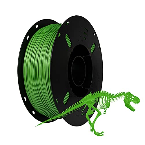 Polyfaire 3D Printer Filament, PLA Filament 1.75mm, 1kg Spool (2.2lbs), Dimensional Accuracy +/- 0.05mm for FDM 3D Printers(Green)