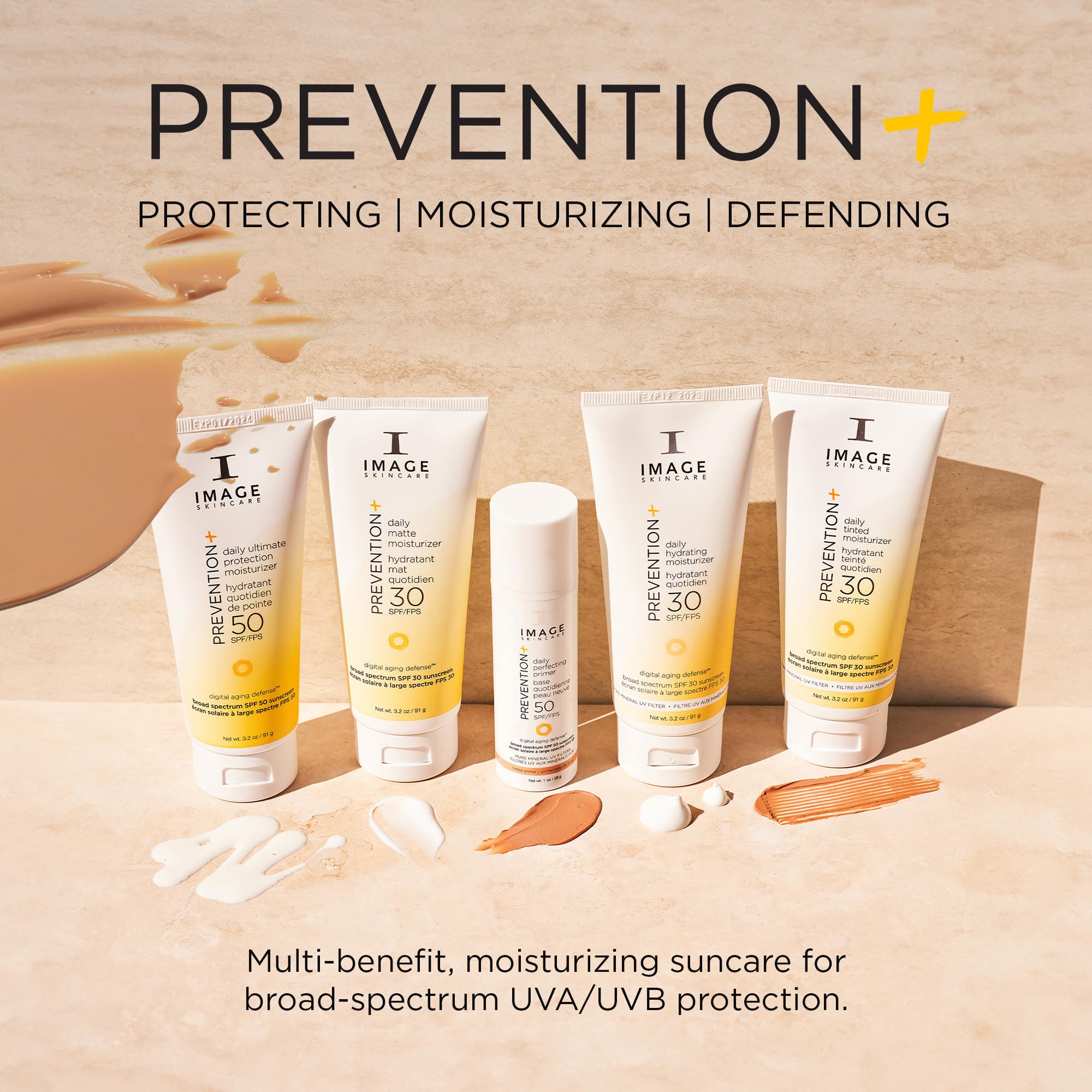 IMAGE Skincare, PREVENTION+ Daily Hydrating Moisturizer SPF 30, Zinc Oxide Face Sunscreen Lotion with Sheer Finish, Amazon Exclusive, 3.2 oz