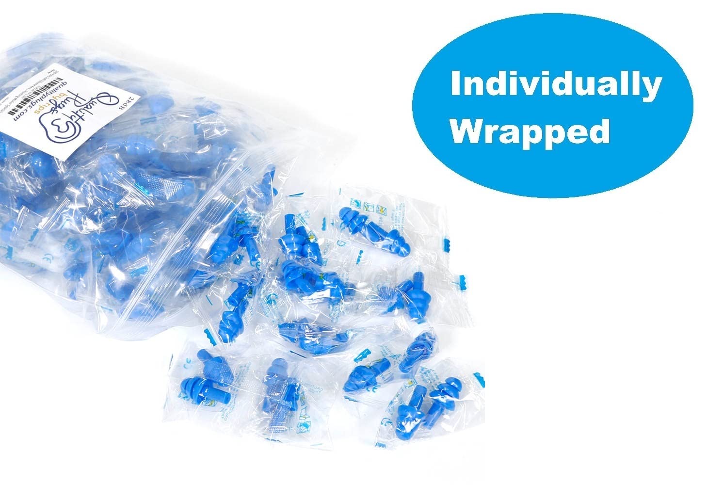 50 Pair Soft Silicone Reusable Washable Ear Plugs for Sleeping Swimming Noise Hearing Protection Earplugs Music Concerts Construction Shooting Hunting Motor Sports