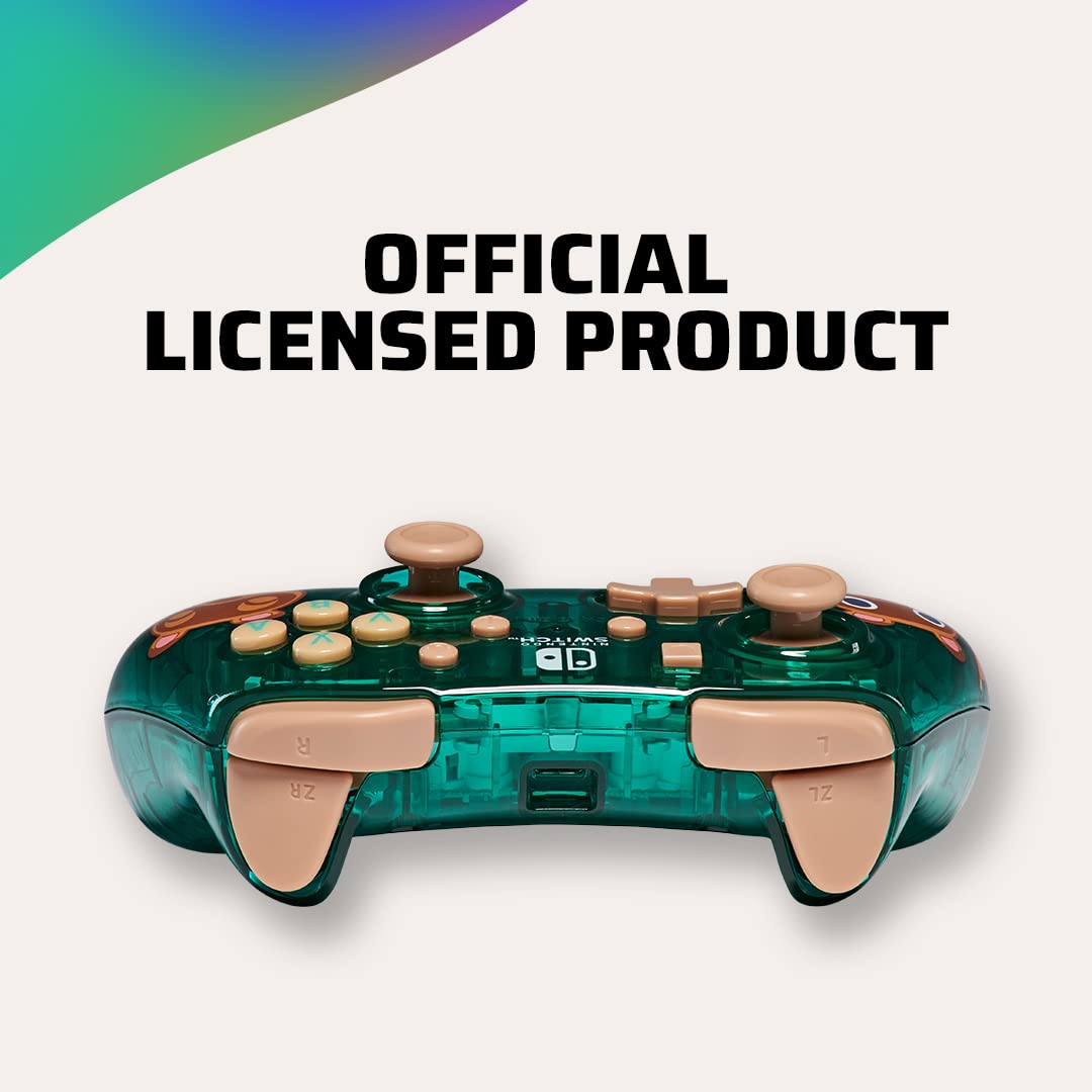 Rock Candy Enhanced Wired Power Nintendo Switch Pro Controller, Licensed Nintendo Switch Accessories/Switch Lite/OLED Compatible, Durable Ergonomic Non-Slip Joystick Timmy & Tommy Animal Crossing