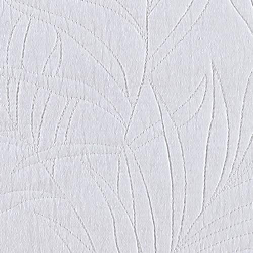 Tommy Bahama Home | Costa Sera Collection | 100% Soft Brushed Cotton, Pre-Washed for Softness, 2-Pack King Sham Set for Bedroom Décor, 21" x 37", White