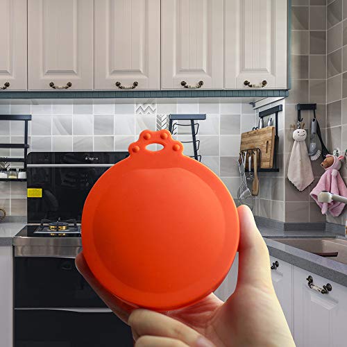 Yobbai 6 pack Pet Food Can Lids, Food Safe BPA Free & Dishwasher Safe, Can Covers Most Standard Size Dog and Cat Can Tops
