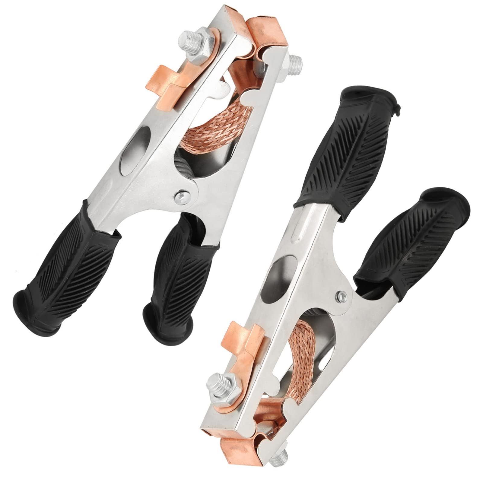 500A Ground Clamp, Electroplated Ground Clamp Copper Welding Earth Clip Perfect Replacement Part for Manual Welder 20x9x3cm(US Type)