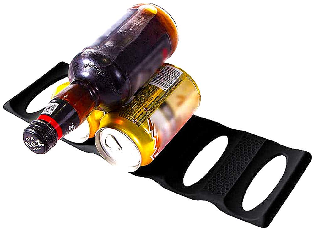 2Pcs Bottle Stacking Mat Can Stacker Kitchen Cabinet and Fridge Storage Rack Wine Bottles Holder