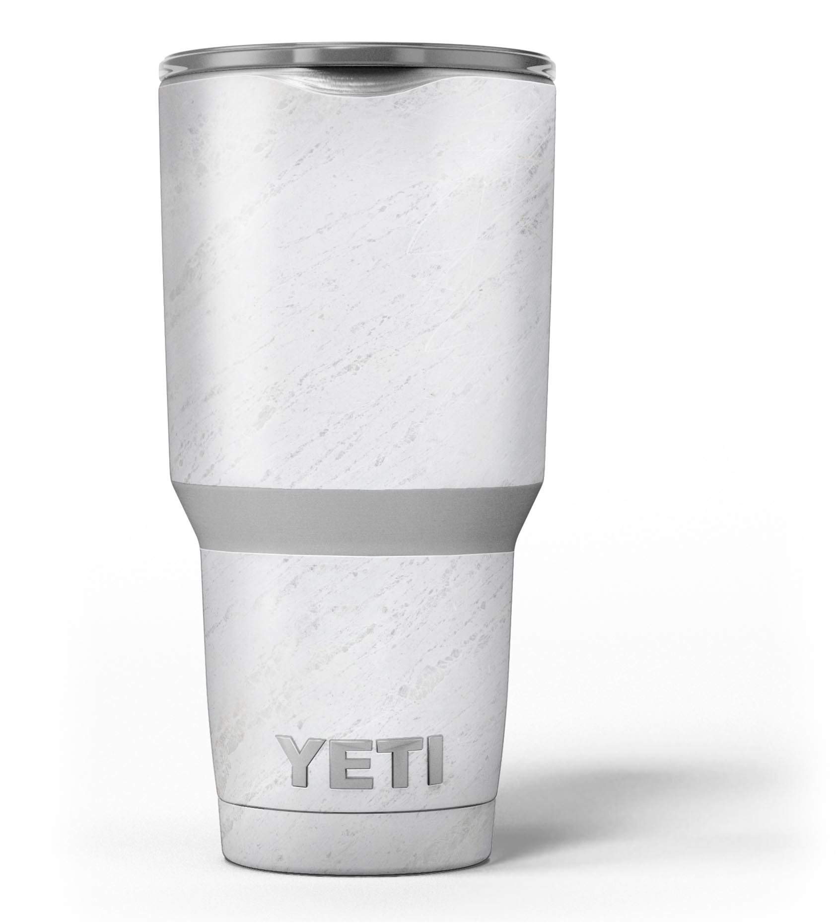 Design Skinz Slate Marble Surface V13 - Skin Decal Vinyl Wrap Kit Compatible with The Yeti Rambler Cooler Tumbler Cups