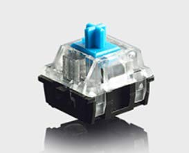 Kailh Switch of Mechanical Gaming Keyboard, 3-pin Key Switch-Gauteron and Cherry MX Equivalent Mechanical Gaming Keyboard DIY (Blue, 65 pcs)