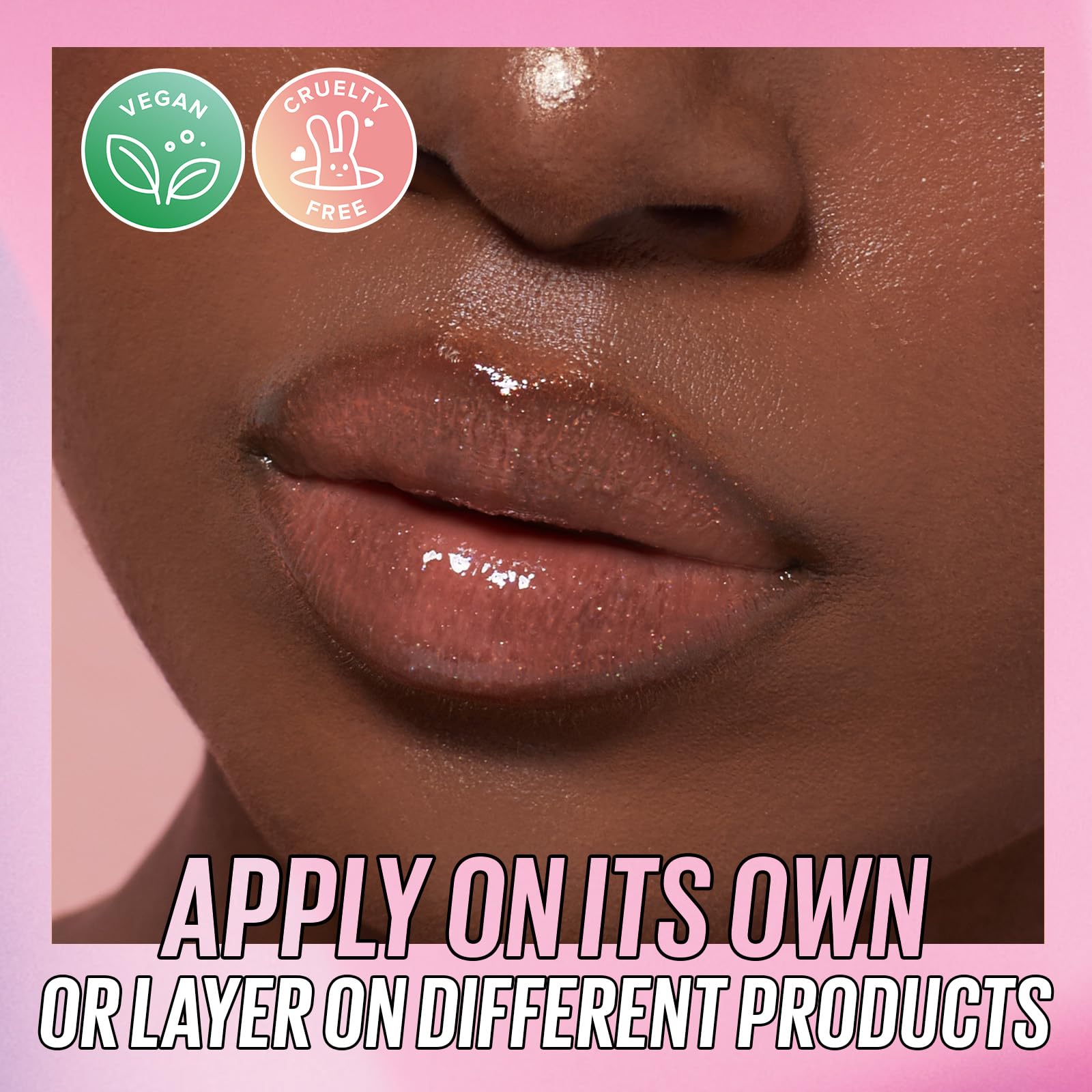 Kaja Lip Balm - Gloss Shot 03 Honey Drizzle | High Shine, Non-Sticky, with Jojoba Oil, Sheer, Hydrating, Juicy, Plumper Looking, Non-irritating, 0.14 FL Oz