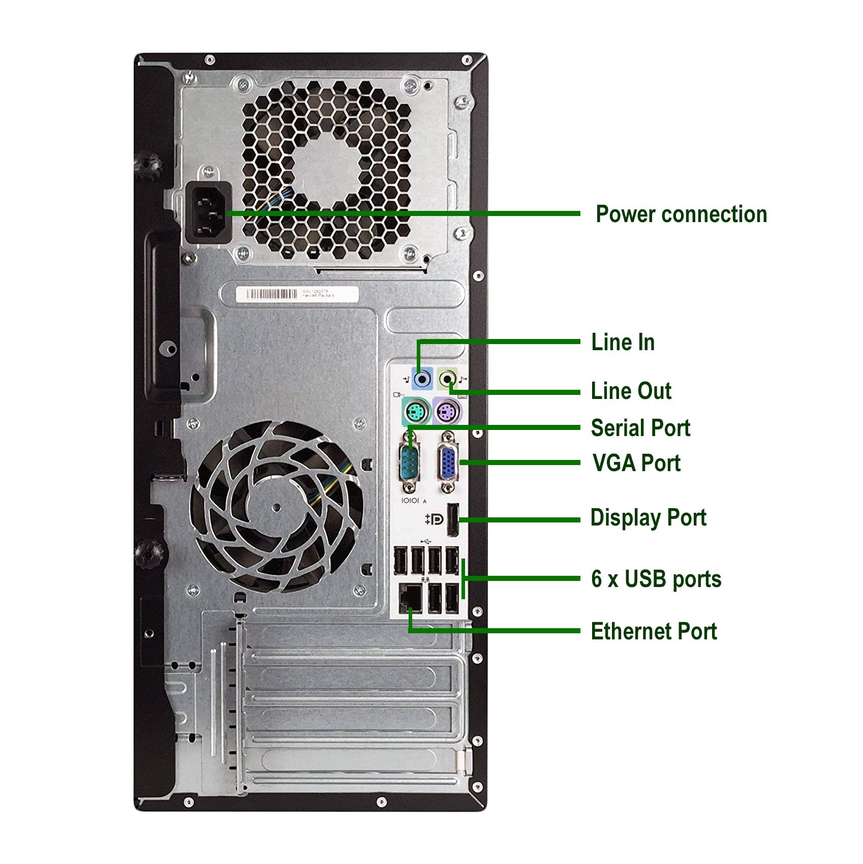 HP Elite 8300 Tower Computer Desktop PC, Intel Core i5 3.20GHz Processor, 8GB Ram, 128GB M.2 SSD, 2TB Hard Drive, Wireless Keyboard & Mouse, WiFi | Bluetooth, DVD Drive, Windows 10 (Renewed)