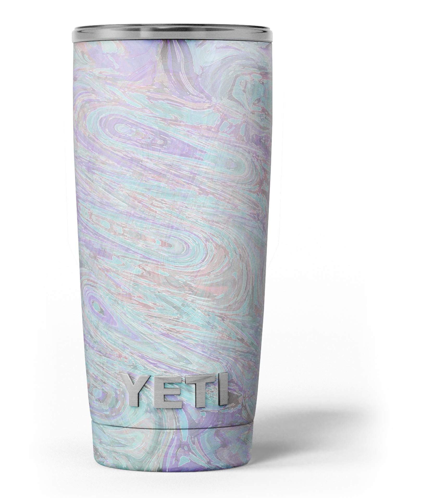 Design Skinz Slate Marble Surface V35 - Skin Decal Vinyl Wrap Kit Compatible with The Yeti Rambler Cooler Tumbler Cups