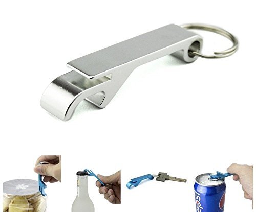 24 Bulk Bottle Opener Keychain Assortment - Ideal Tailgating Gifts and Promotional Item