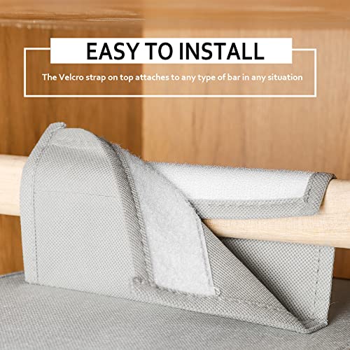 AEROiVi Hat Organizer for Closet - 10 Shelf Hat Racks for Baseball Caps - Non-Woven Fabric Hat Storage & Display - Hat Hanger to Protect Your Caps