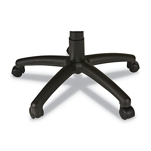 Alera ALEET42ME10B Etros Series 18.03 in. to 21.96 in. Seat Height Mesh Mid-Back Chair - Black