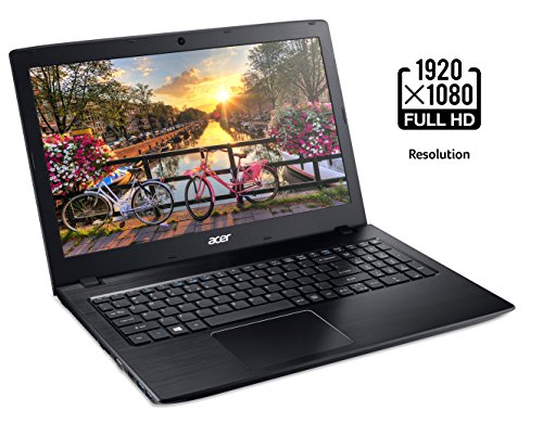 Acer Aspire E 15 E5-575-33BM 15.6-Inch FHD Notebook (Intel Core i3-7100U 7th Generation , 4GB DDR4, 1TB 5400RPM HD, Intel HD Graphics 620, Windows 10 Home), Obsidian Black